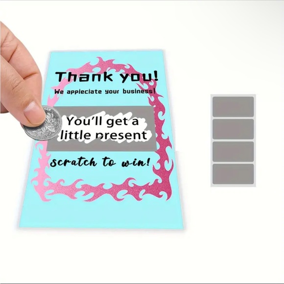 Other | 5 Diy Make Your Own Scratch Off Ticket Prizes | Poshmark